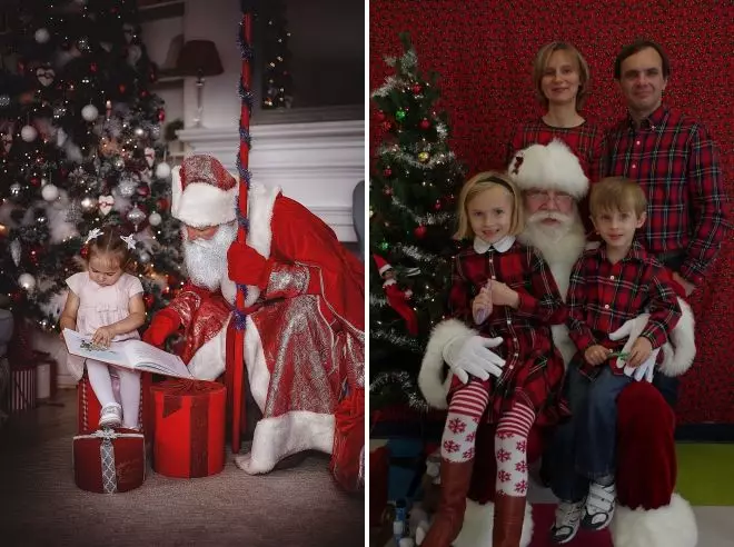 Sessione fotografica di Capodanno - Come fare, Angolo di Capodanno, Famiglia, Con Bambini, Per ragazze, con Garland, in Pigiama, con Babbo Natale 4184_15