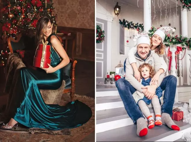 Sessione fotografica di Capodanno - Come fare, Angolo di Capodanno, Famiglia, Con Bambini, Per ragazze, con Garland, in Pigiama, con Babbo Natale 4184_17