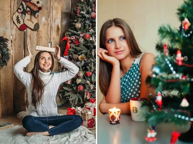 Sessione fotografica di Capodanno - Come fare, Angolo di Capodanno, Famiglia, Con Bambini, Per ragazze, con Garland, in Pigiama, con Babbo Natale 4184_18