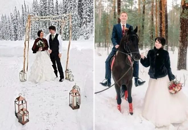 Winter fotosessie in het bos - familie, voor twee, met een kind, bruiloft, winter sprookje, sneeuwkoningin, in jurk, met een bot, bloemen 4186_12