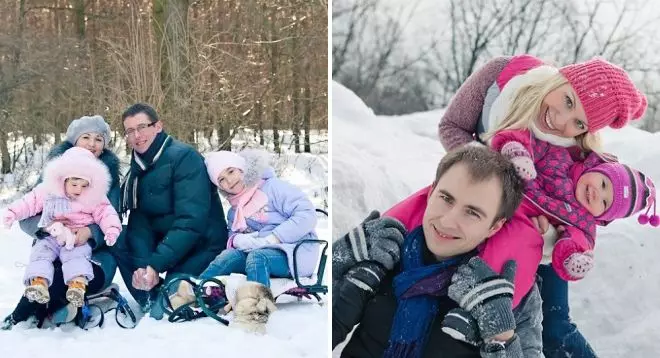 Winter fotosessie in het bos - familie, voor twee, met een kind, bruiloft, winter sprookje, sneeuwkoningin, in jurk, met een bot, bloemen 4186_7