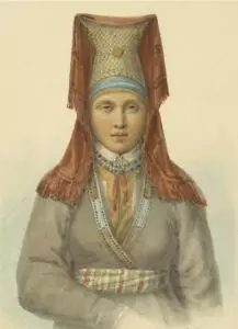 Ruská headdress10.