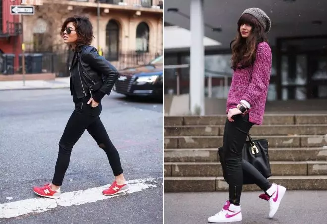 Sneakerên çerm ên jinan ên FASHIAL - adidas, nike û ribok, havîn û zivistan, spî, sor û qehweyî 422244_26