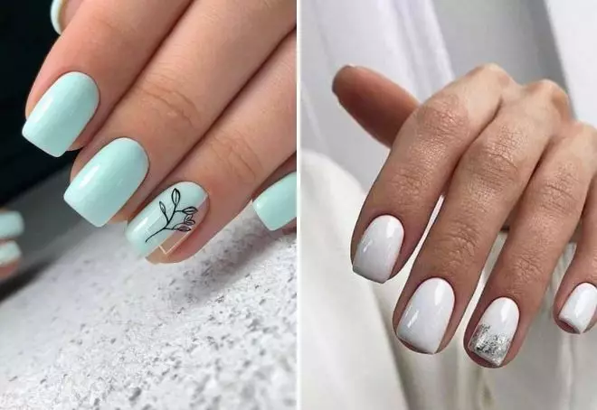 Manicure Guga Quruxda badan - Fikradaha waqti dheer, oo gaagaaban, labajibbaarane iyo musmaarro udgoon 4222_11