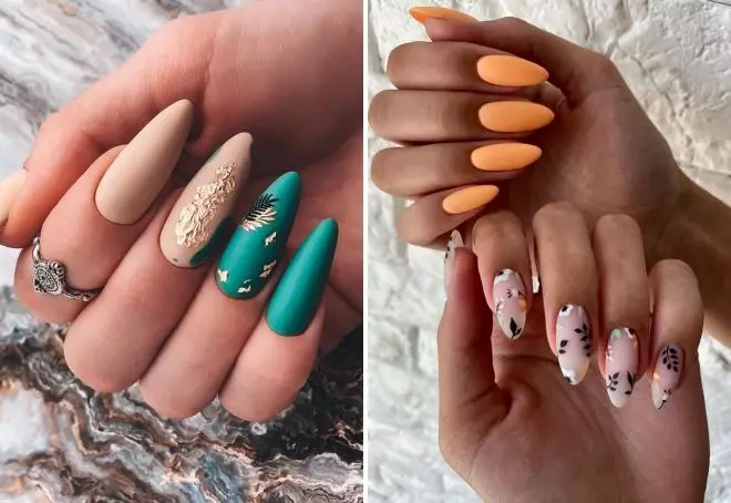 Manicure Guga Quruxda badan - Fikradaha waqti dheer, oo gaagaaban, labajibbaarane iyo musmaarro udgoon 4222_14