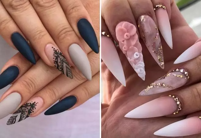 Manicure Guga Quruxda badan - Fikradaha waqti dheer, oo gaagaaban, labajibbaarane iyo musmaarro udgoon 4222_17