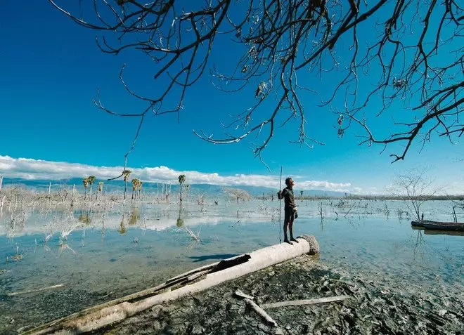 Lago Enriquillo na República Dominicana