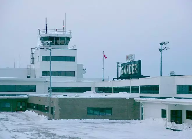 Aeroportul Gander Winter.