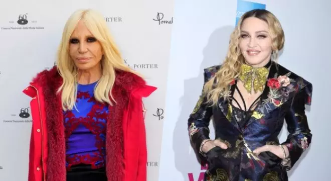 Madonna appoġġat Donatell wara l-mewt ta 'ħuh