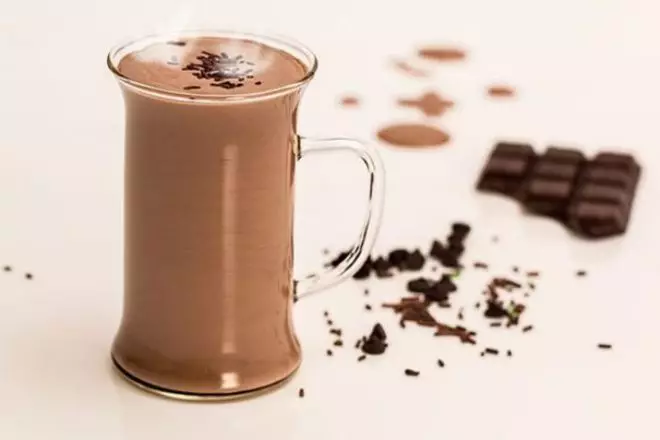 Kop warme chocolademelk