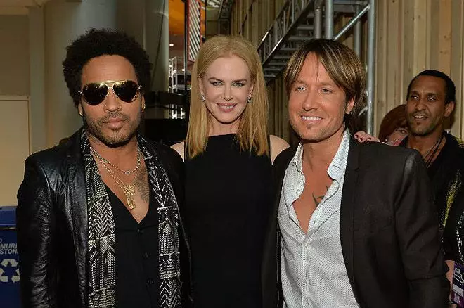 Lenny Kravitz, Nicole Kidman na Kit Urban