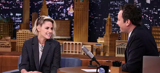 Binisita ni Kristen Stewart ang palabas na si Jimmy Fallon at magandang umaga America