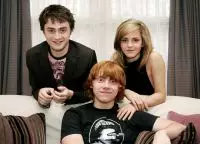 Daniel Radcliffe with friends