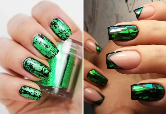 Emerald Milicure - tswv yim, Franch, Feline Qhov Muag, Nyiaj Txiag, Nyiaj, Sequinsins, Ntawv Ci, Gradient 49540_15