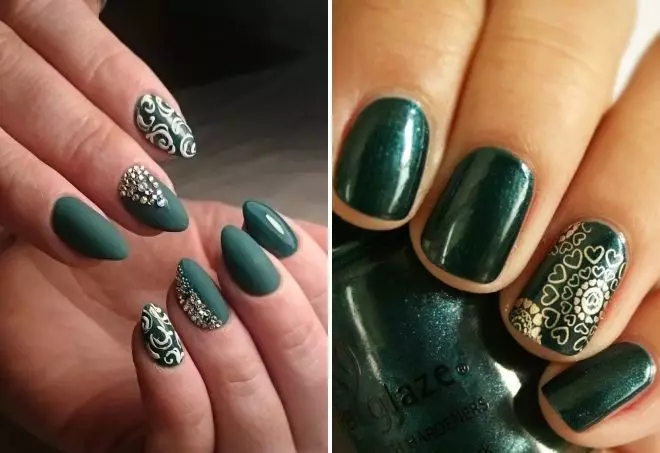 Emerald Milicure - tswv yim, Franch, Feline Qhov Muag, Nyiaj Txiag, Nyiaj, Sequinsins, Ntawv Ci, Gradient 49540_4