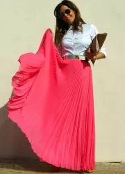 Pleated Skirt அணிய என்ன