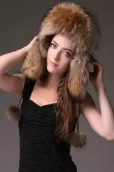 Mink female hats