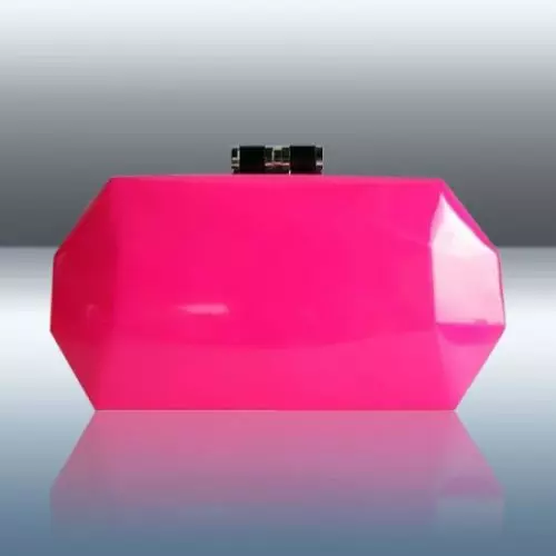 Clutch Hot Fash Fluorescent Pink