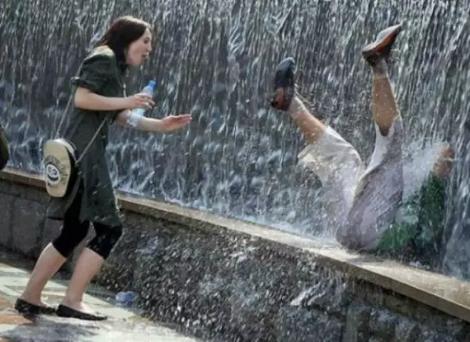 Schwimmen, wenn heiß ist