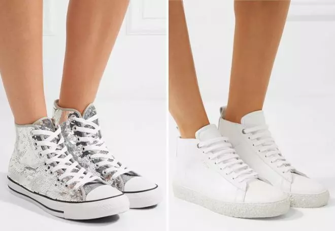 Modische Turnschuhe - für Frauen, Mädchen, Weiß, Schwarz, hoch, ohne Schnürung, für Sommer, Plattform, dicke Sohle, Adidas, Nike, Gucci, Vans 51048_13