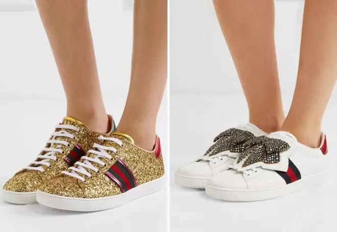 Modieuze sneakers - voor vrouwen, meisjes, wit, zwart, hoog, zonder veters, voor zomer, platform, dikke zool, adidas, nike, gucci, bestelwagens 51048_33