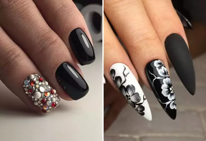 Nail Design Leto 2018 - štýlový franch, ombre, francúzsky, mesiac, čierna, červená, ružová, jemná, s kamienkami, vzor, ​​trendy, nové 51064_16