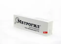 Үтрээний гель метрогил