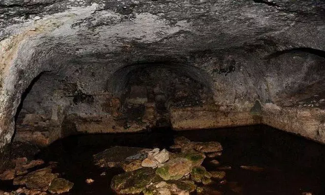 Cave with books