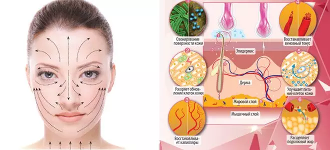 Darsonval for face - Adierazpenak eta kontraindikazioak, aplikazioa. Aparatuak Darsonval aurpegirako 53203_3