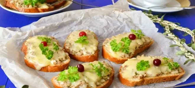 Sandvitxos de Saus al forn