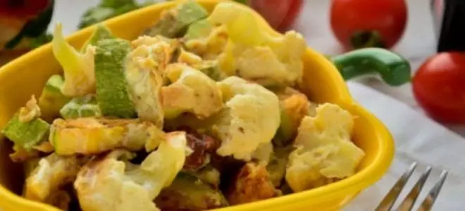 Cauliflower - Mga Resipe alang sa Pagluto alang sa pamahaw, panihapon, panihapon ug meryenda 54138_9