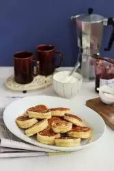 Fritters on milk recipe