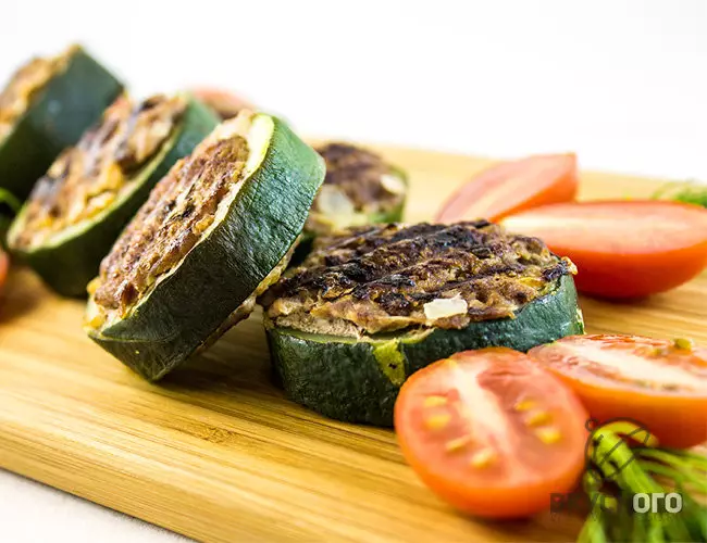 Zucchini farcie grillé