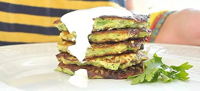 Zucchini Grilled Fritters.