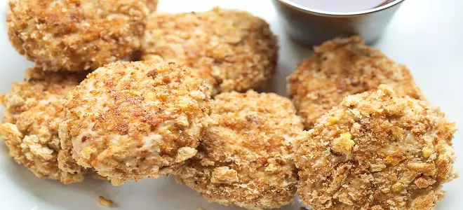 Nuggets in de oven