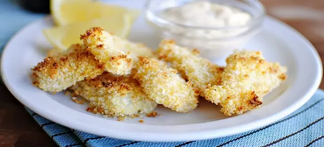 Fiskur Nuggets í ofni