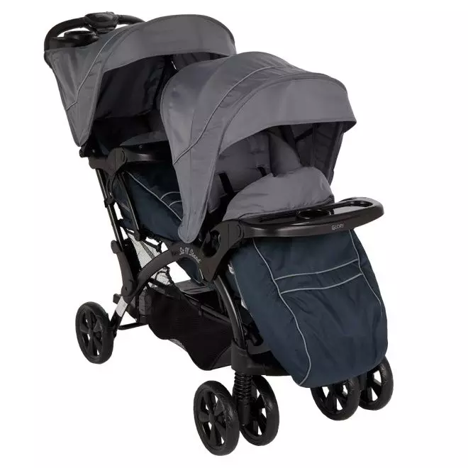 Seza misy kodiarana ho an'ny kambana kambana, ho an'ny zaza kambana vao teraka 1 ao amin'ny 1, 2 in 1, 3 in 1 - ahoana ny mifidy stroller? 5460_6