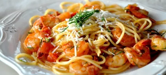 پالەك بىلەن spaghetti