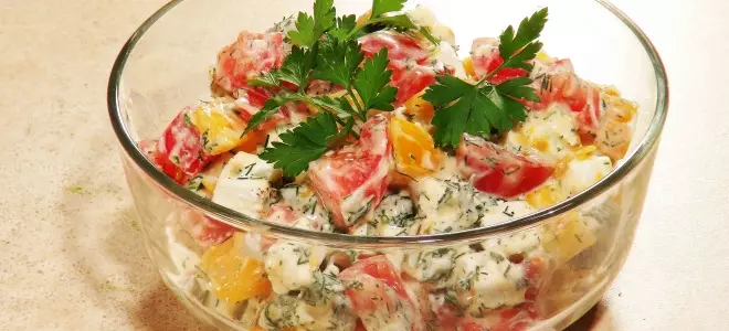 I-Salad Tamatisi i-Sheese iGelic Mayonnaise