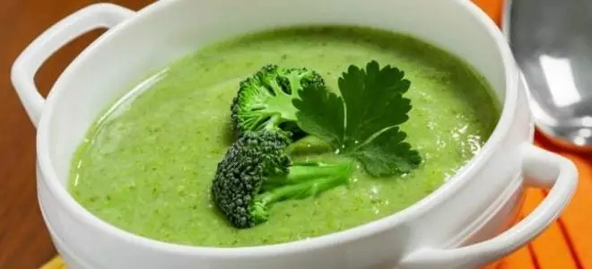 supa piure de broccoli rețetă