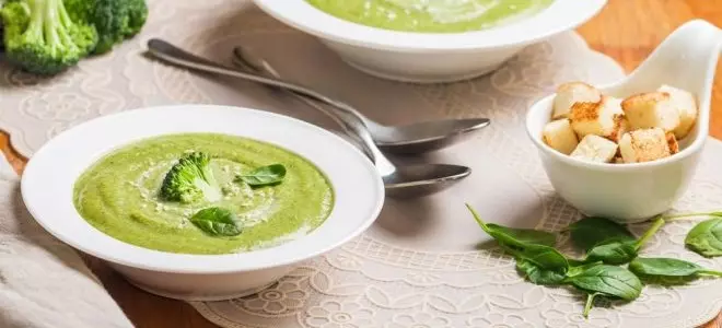 Broccoli și supa de spanac