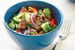 Salad Thái với công thức thịt bò