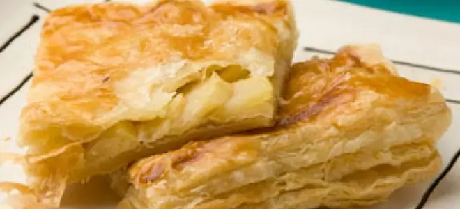 Puff Pie mit Äpfeln