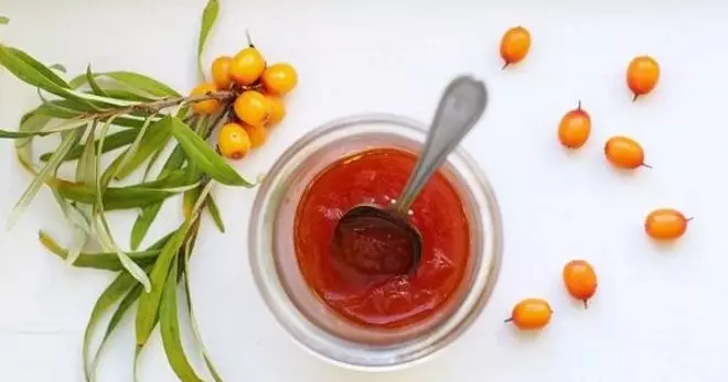 Inyanja Buckthorn Jam - Imvugo yoroshye ya Vitamine iryoshye