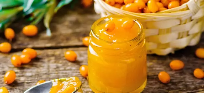 Inyanja Buckthorn Jam hamwe na orange