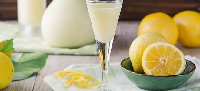 Limoncello cu cremă - Rețetă