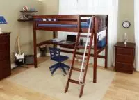 cama do sótão