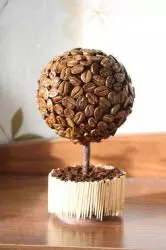 Crafts from coffee grains