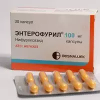 Enterfuril tablets.