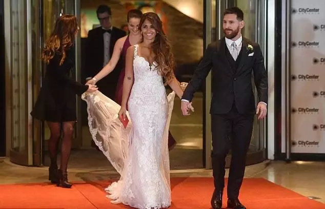 Matrimonio Lionel Messi e Antonella Rokuzzo 30 giugno 2017